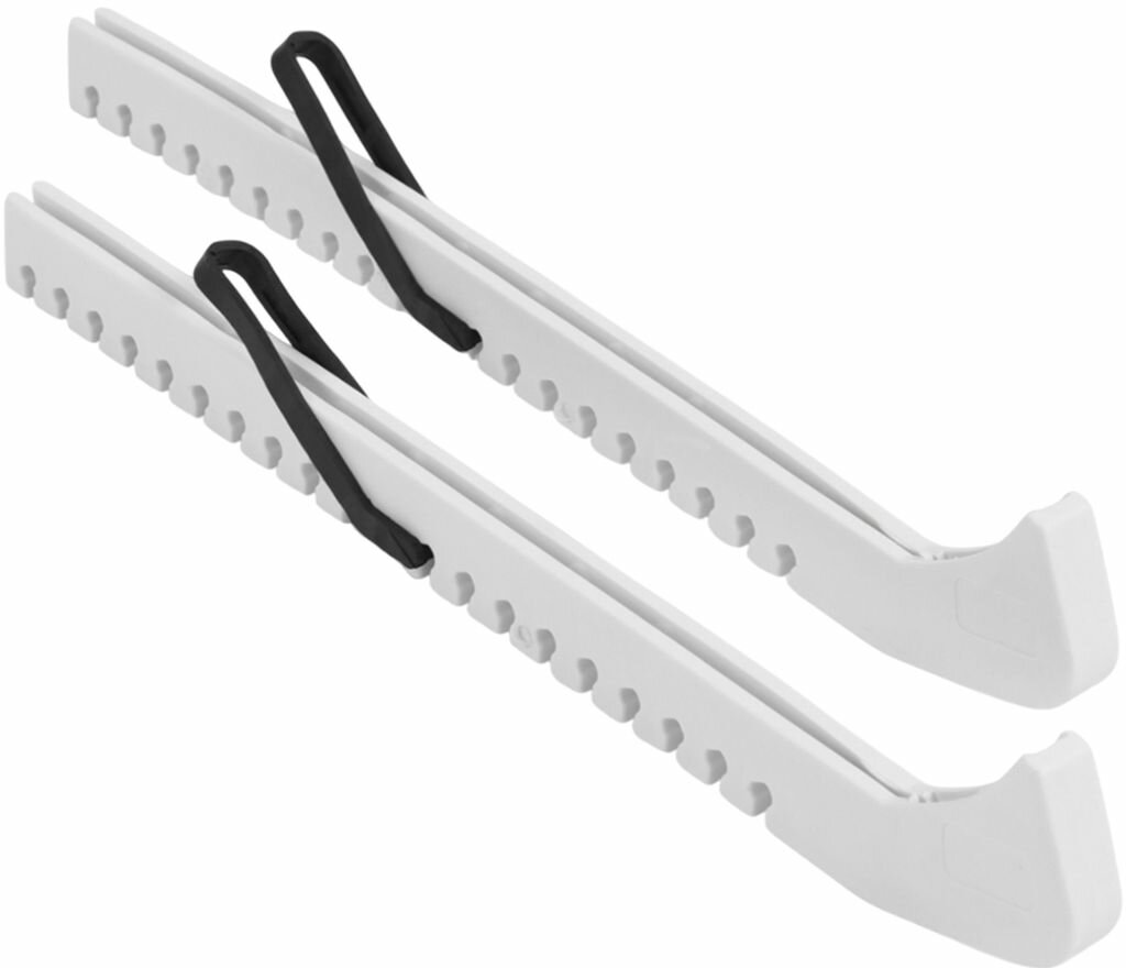 Пластиковые чехлы Winter Star для лезвий коньков, защитный аксессуар на лезвие для фигурных и хоккейных коньков, универсальный размер 34 см, цвет белый