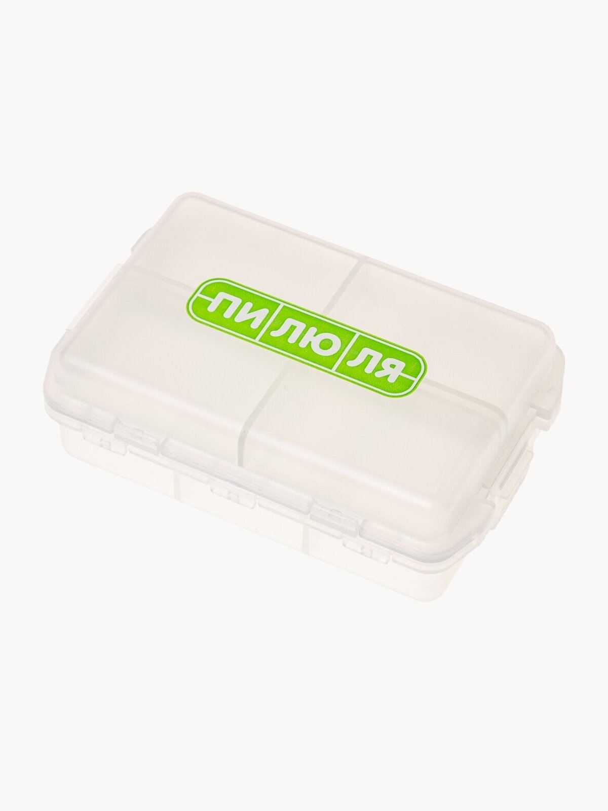 Таблетница органайзер "Пилюля" для 7 дней, полипропилен, 10 отделений