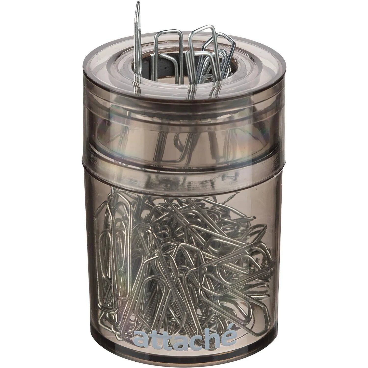 Скрепочница магнитная Attache, цвет графит