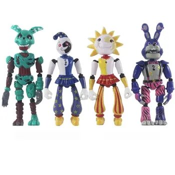 Набор Фигурок Аниматроник 4 героев (Five Nights at Freddy's - FNAF) Наф 5 ночей с Фреди,13-15cm