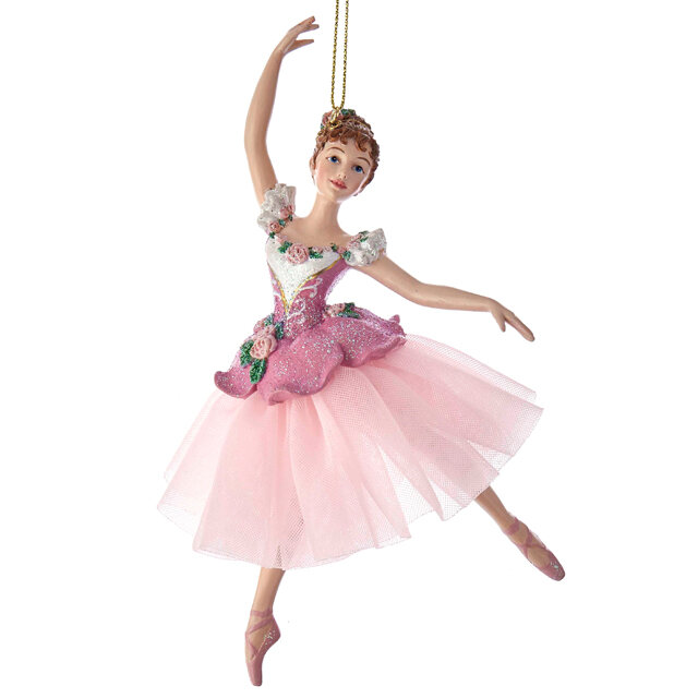 Елочная игрушка Балерина Вальс Цветов 17 см, подвеска, Kurts Adler, C7655