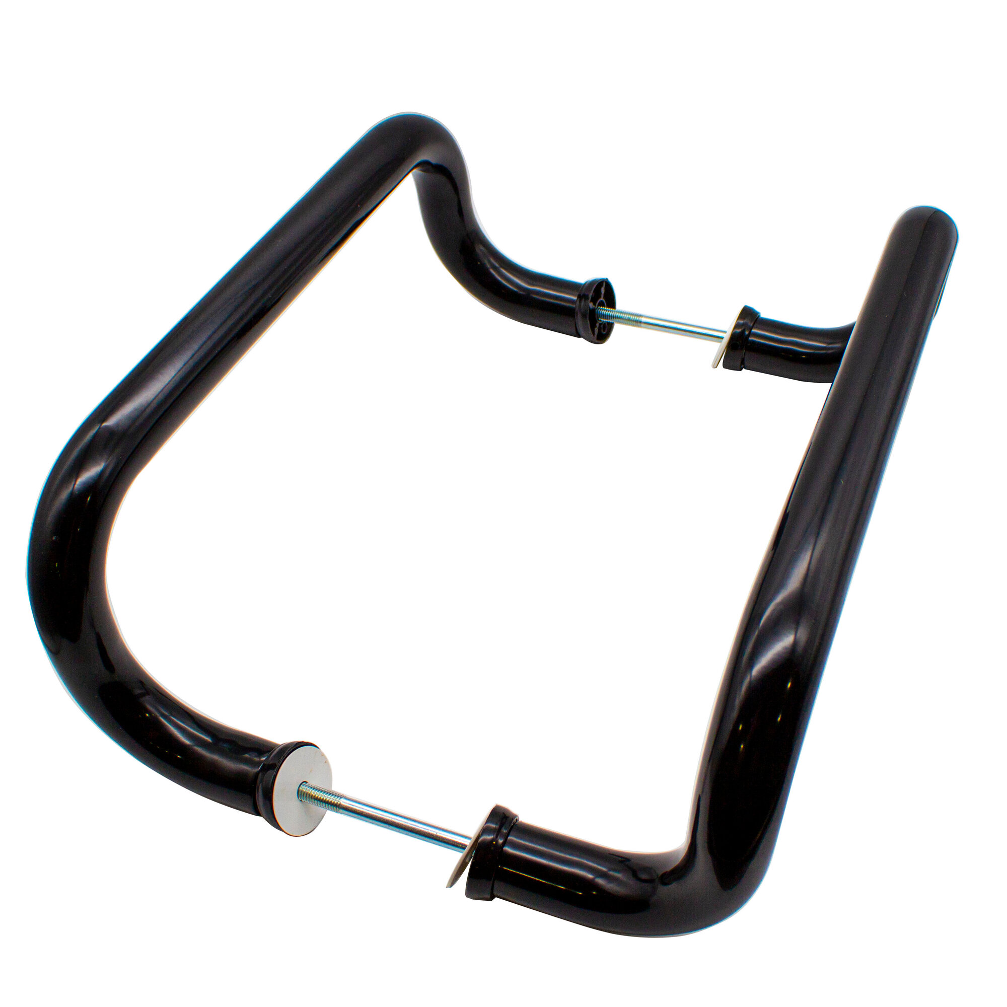 Ручка бугельная дверная, ручка скоба R350, чёрная RAL9005