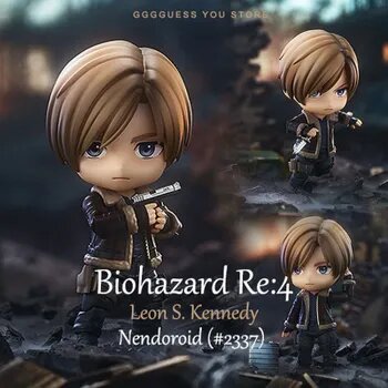 Аниме фигурка Biohazard Re:4 Leon S. Kennedy Nendoroid (#2337)