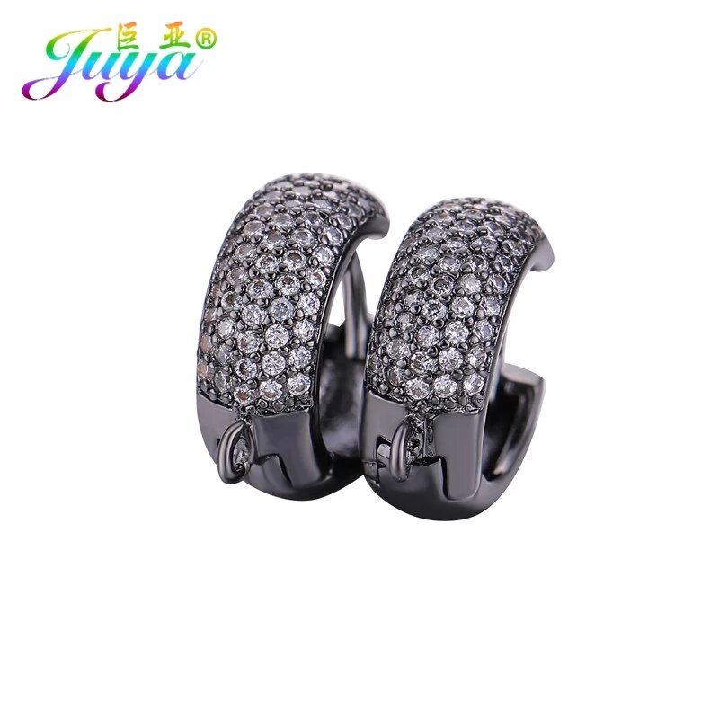 Крючки для серег Juya, Metal Black, 18K