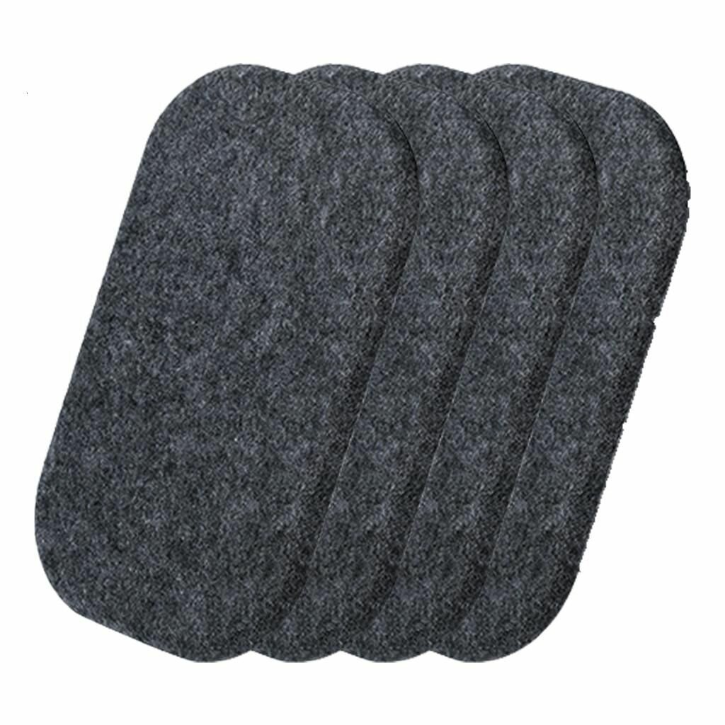 Многофункциональные войлочные подкладки для мебели с шумопоглощением для деревянного пола, Черный
