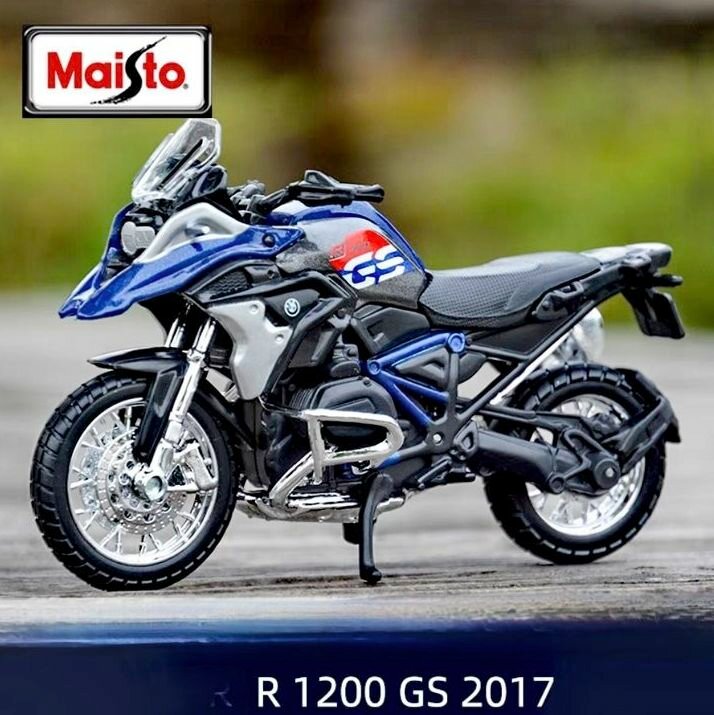 Коллекционный мотоцикл Maisto 1:18 BMW R 1200 GS 2017