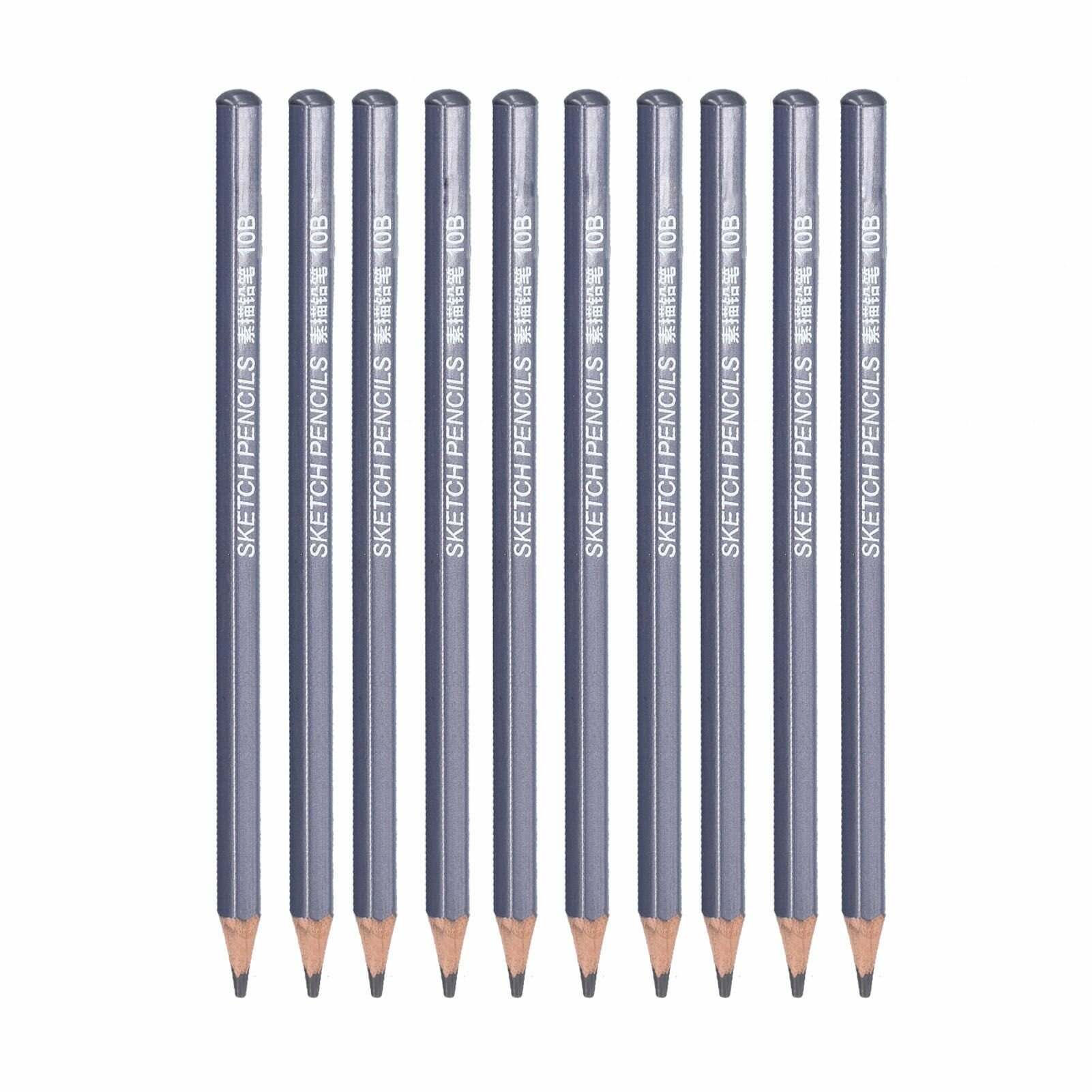 Карандаши для рисования, 10 шт, удобные чистые, износостойкие, легкие раскрашивающие карандаши для рисования эскизов для художников