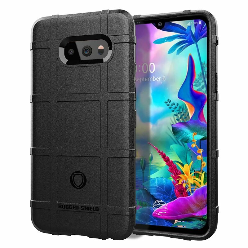 Противоударный силиконовый чехол для LG G8X ThinQ противоударный чехол для телефона LG G8x lg g8x thinq Armor Матовый Резиновый чехол s Black