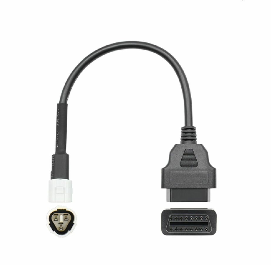 Диагностический кабель-адаптер OBD2 3 pin для мотоциклов Yamaha
