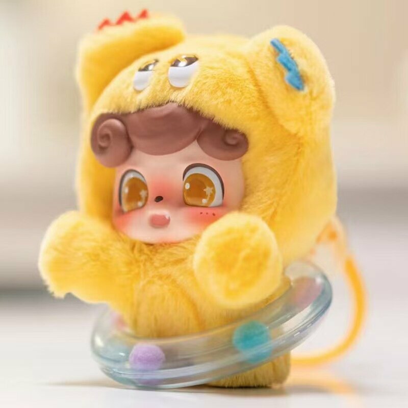 Jotoys Q Baby Emotional Hairy Monster Blind Box Series Cute Ornament Doll Keychain Mystery Box Surprise Gift