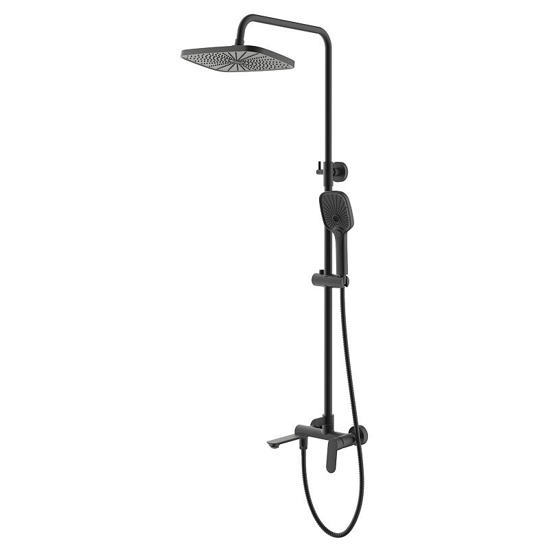 Душевая стойка Azario Alanti AZ-K2332-1B