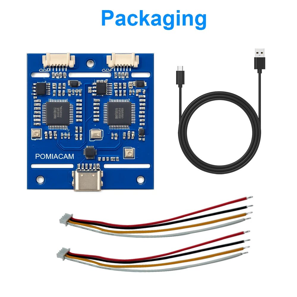 POMIACAM 2-канальная карта захвата видео 1080P