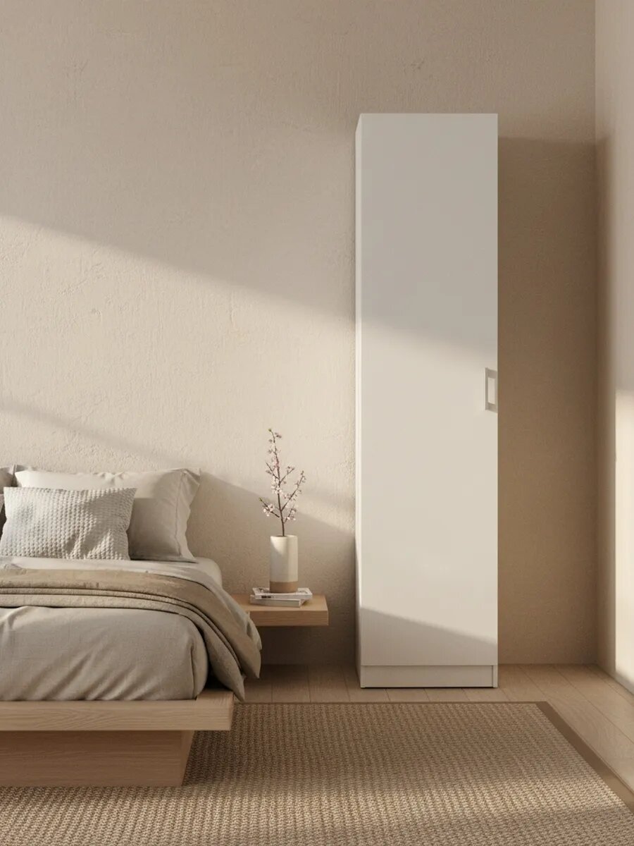 Шкаф FRESTER деревянный распашной с полками в спальню, от производителя