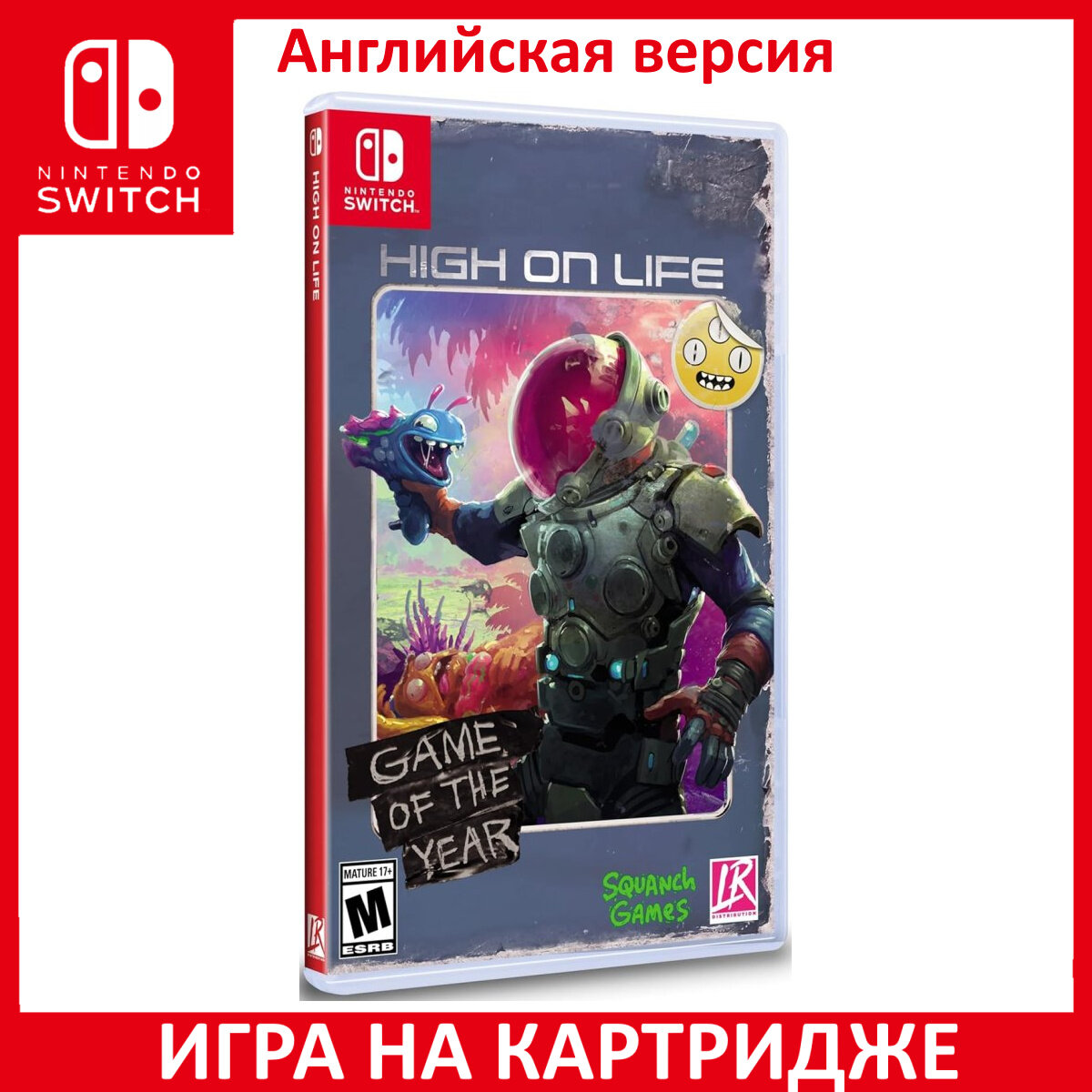 Игра High On Life Game of the Year Edition (Limited Run) Switch Английский язык Картридж на Nintendo Switch