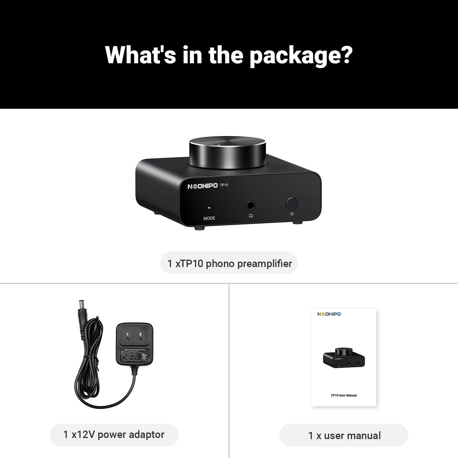 NEOHIPO TP10 Фонокорректор