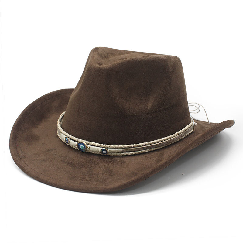 Многоцелевая Джазовая шляпа из замши Унисекс Лето Декор Войлок / MOM-020