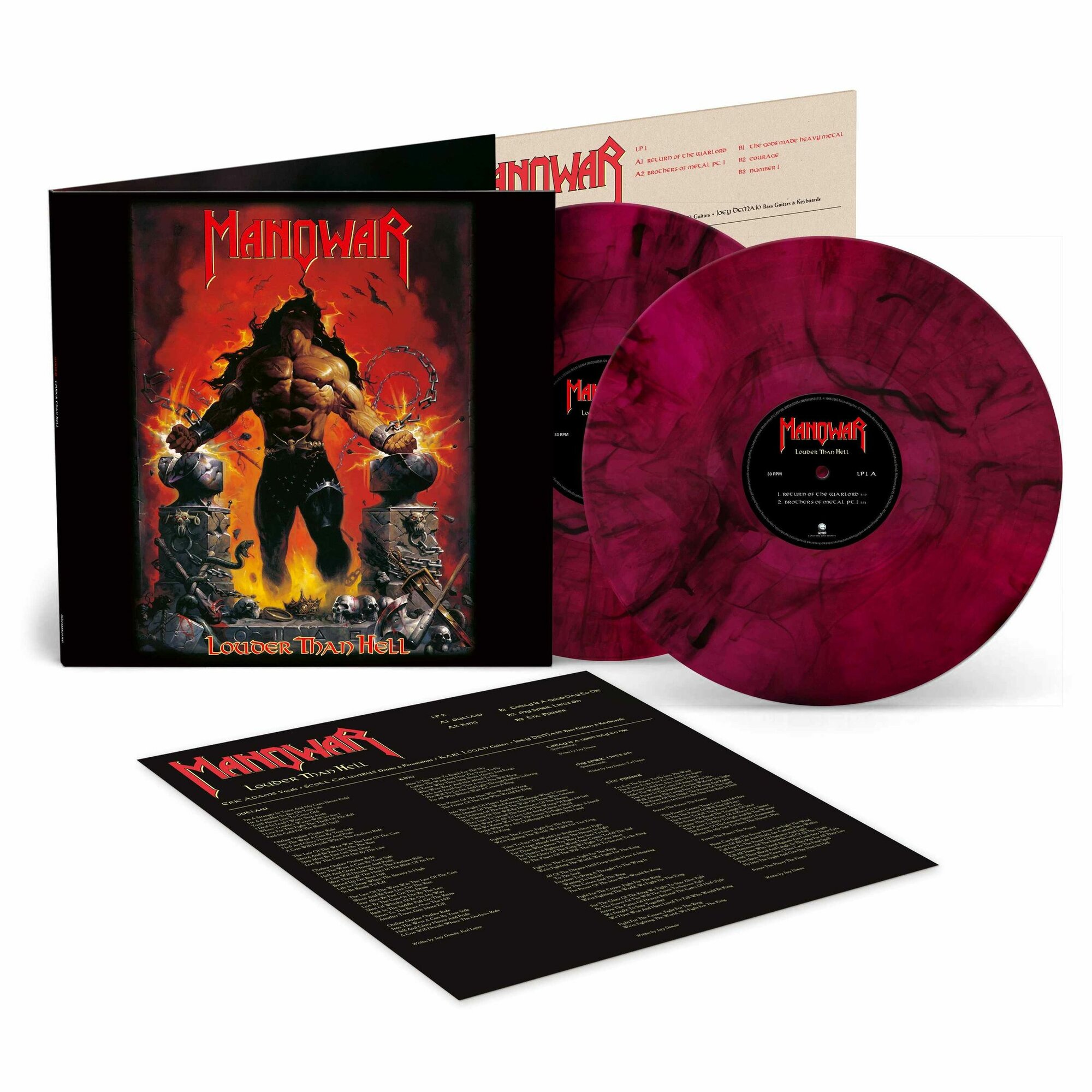 Виниловая пластинка Manowar - Louder Than Hell (Ltd. 2LP) (1 LP)