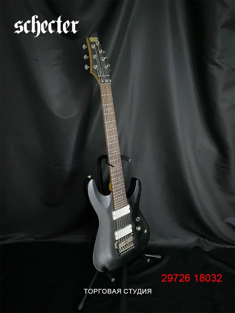 Schecter Demon 7/8 LH, 7/8-струнная электрогитара для левшей с пониженной настройкой