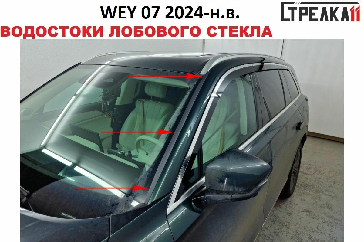 Водосток (дефлектор) лобового стекла Стрелка11 для WEY 07 2024-н. в.