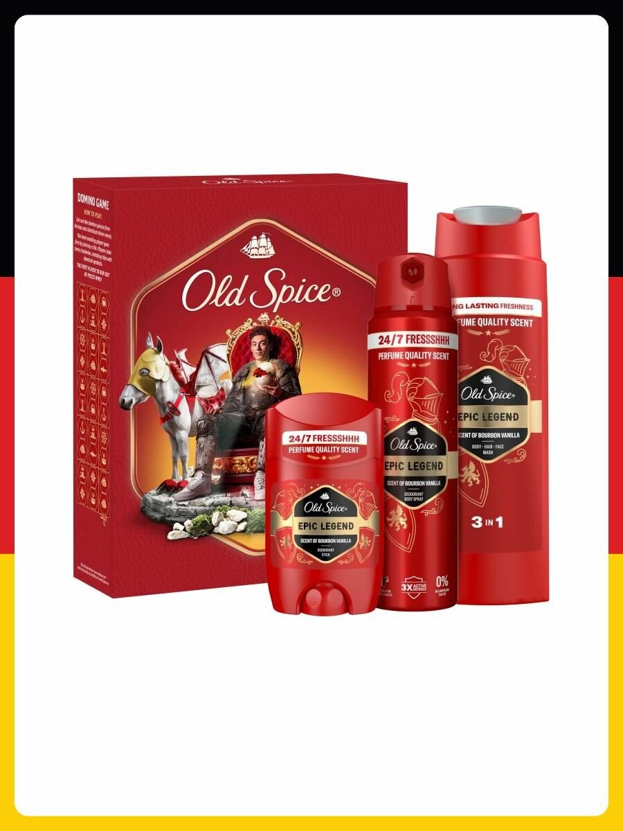 Набор уходовой косметики Old Spice Epic Legend Knight Gift Set for Men