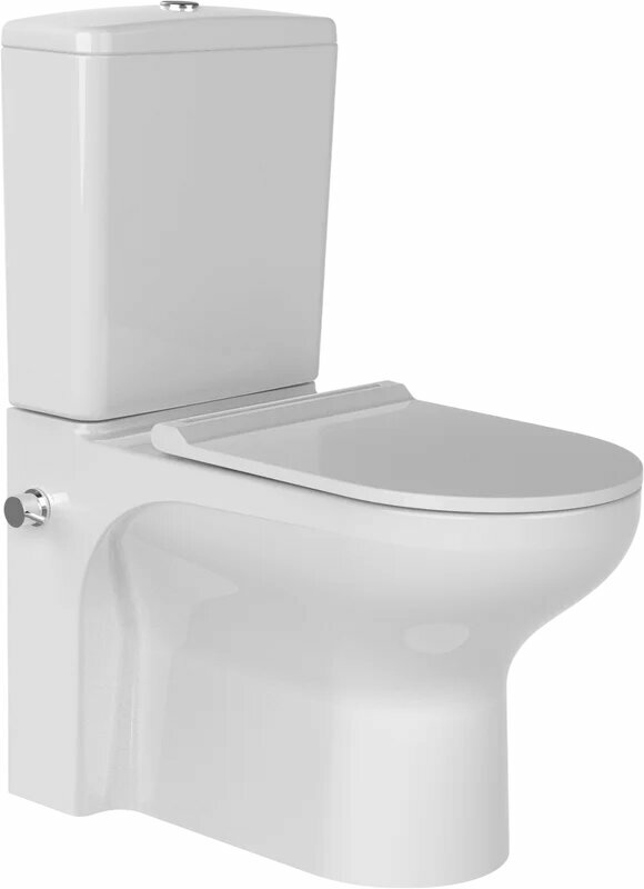 Напольный унитаз Bien Venus VNKD064N1VE0W5SZ0 безободковый, со встроенным смесителем, с функцией биде, крышка микролифт, цвет белый