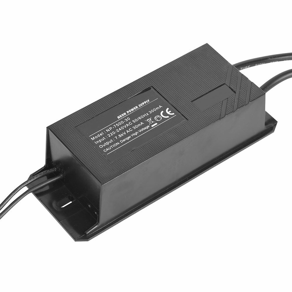 NP-7500-30 Неоновый свет Электронный трансформатор Неоновая вывеска Источник питания 7,5 КВ 30 мА