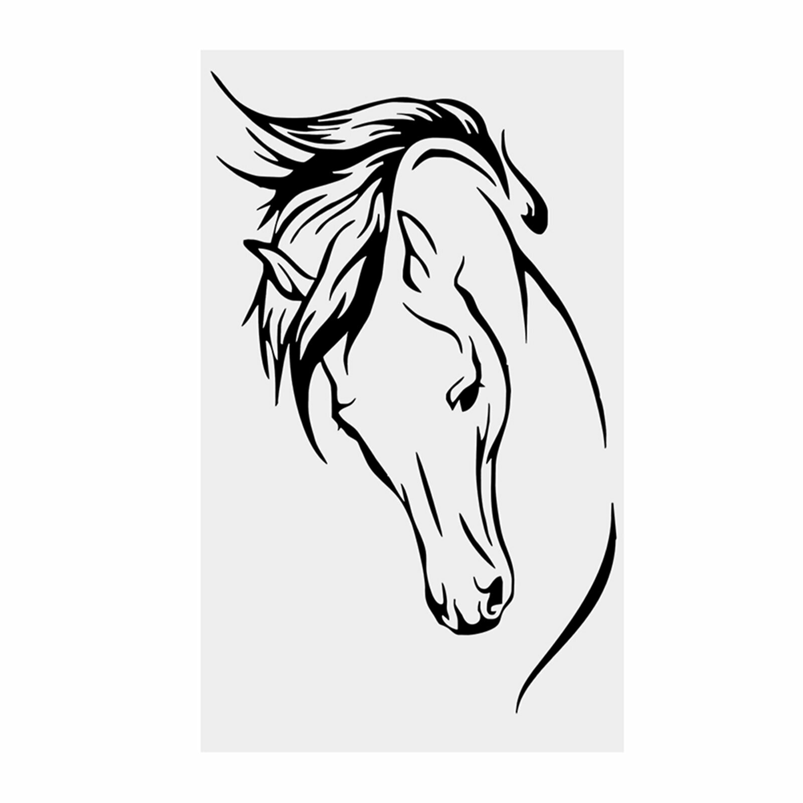 Art Decal Black Creative Wall Sticker, Decorative for and Door Decorating Bedroom Playroom Home