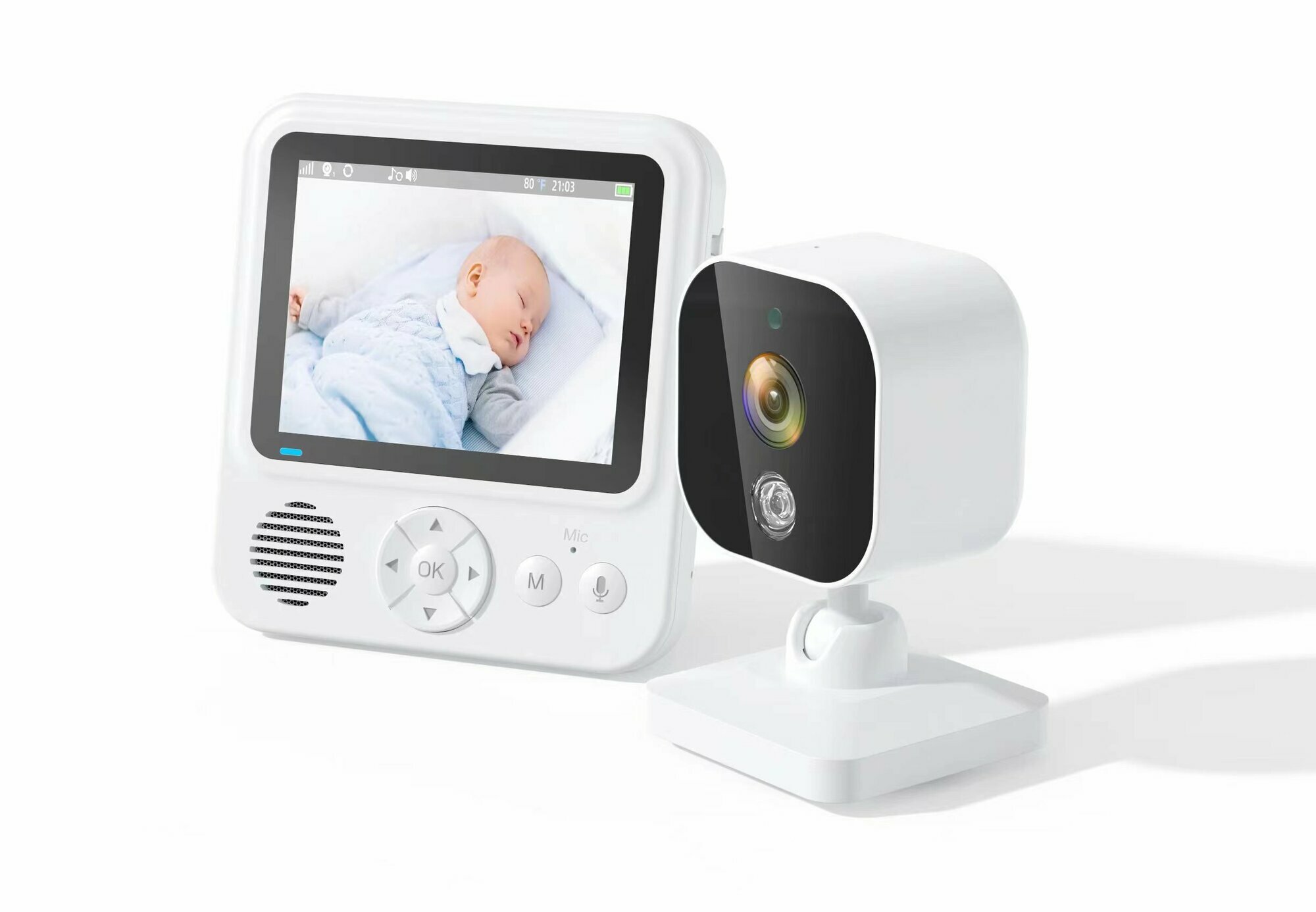 Видеоняня "Baby Monitor", беспроводная, видеонаблюдение для новорожденных