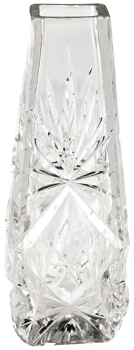 Ваза миниатюрная, хрусталь, винтаж, Высота 11 см, СССР, 1970-е гг.