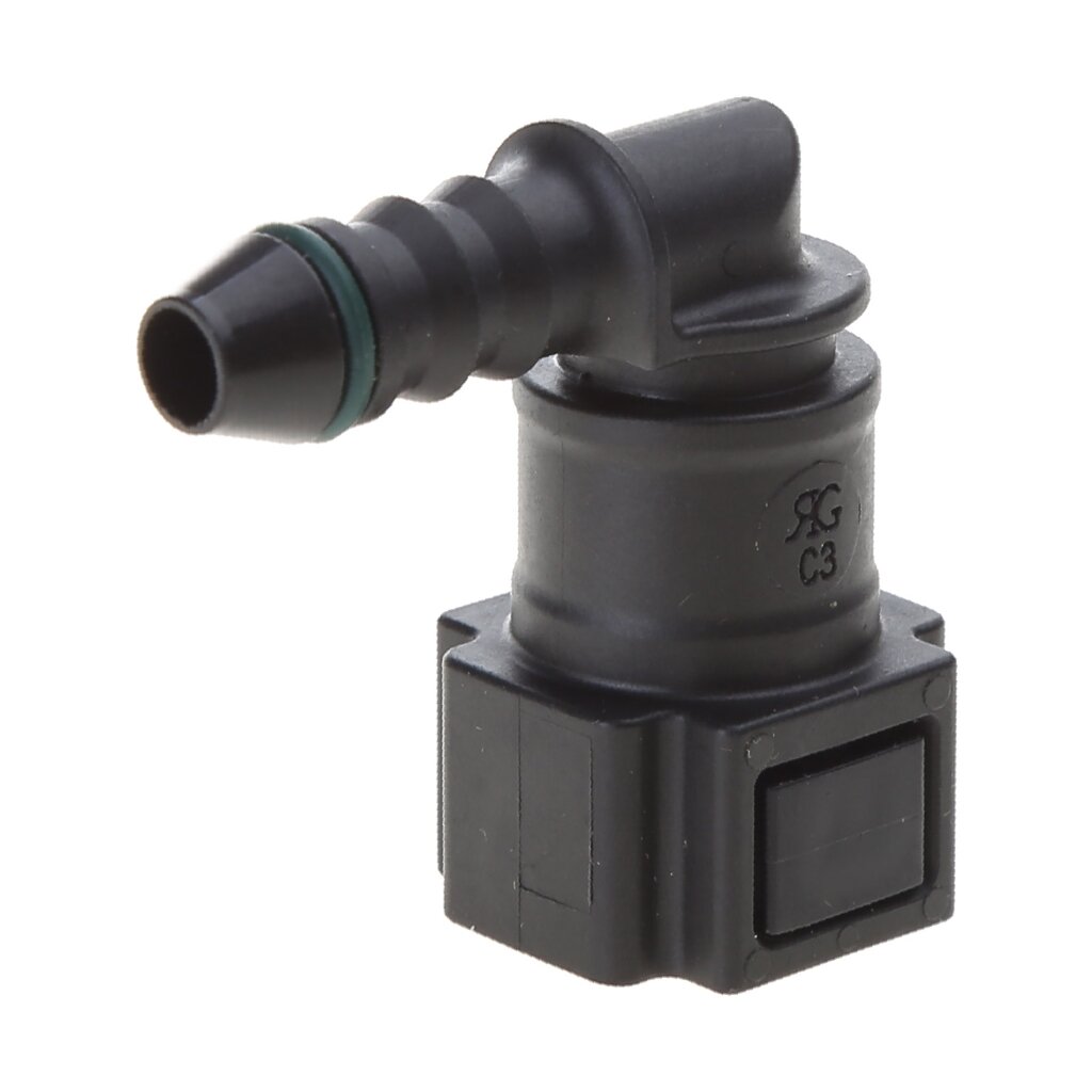 Fuel Line Quick Release Connector ID6 Female 7.89mm Elbow Fuel Line Joint Coupler Fuel Hose End Fitting