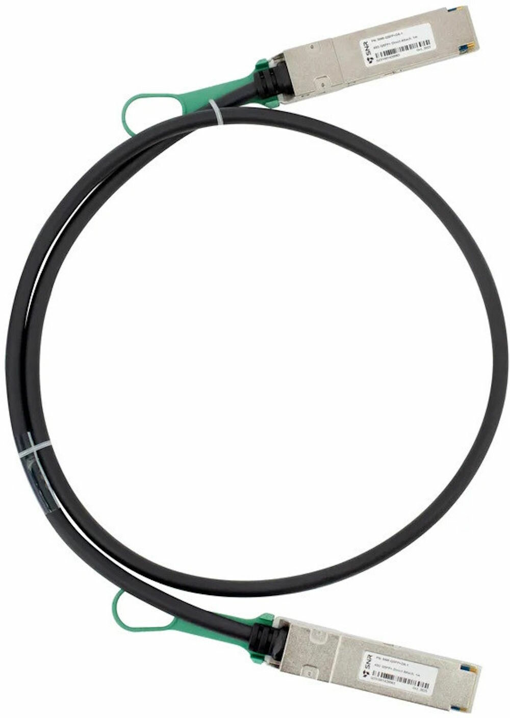 Кабель SNR QSFP+ DA-1 SNR-QSFP+, медный, многомодовый, 40Гбит/c, длина 1м