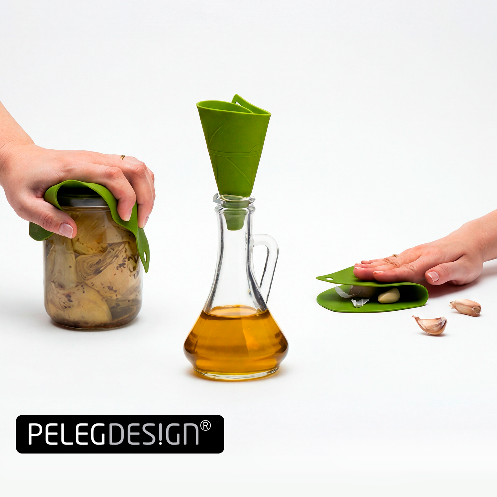 Силиконовый коврик для кухни 3-в-1 Peleg Design Leafit