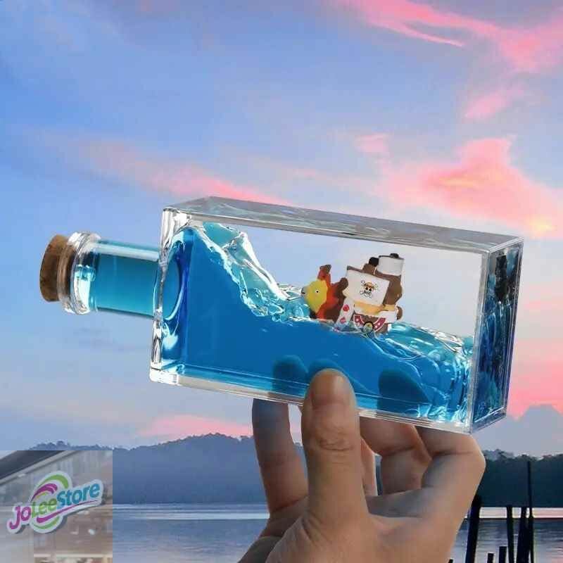 Ван-Пис, Коллекционная модель корабля, дрейфующая бутылка, One Piece Drift Bottle, украшение для рабочего стола, Thousand Sunny/Тысяча солнечных