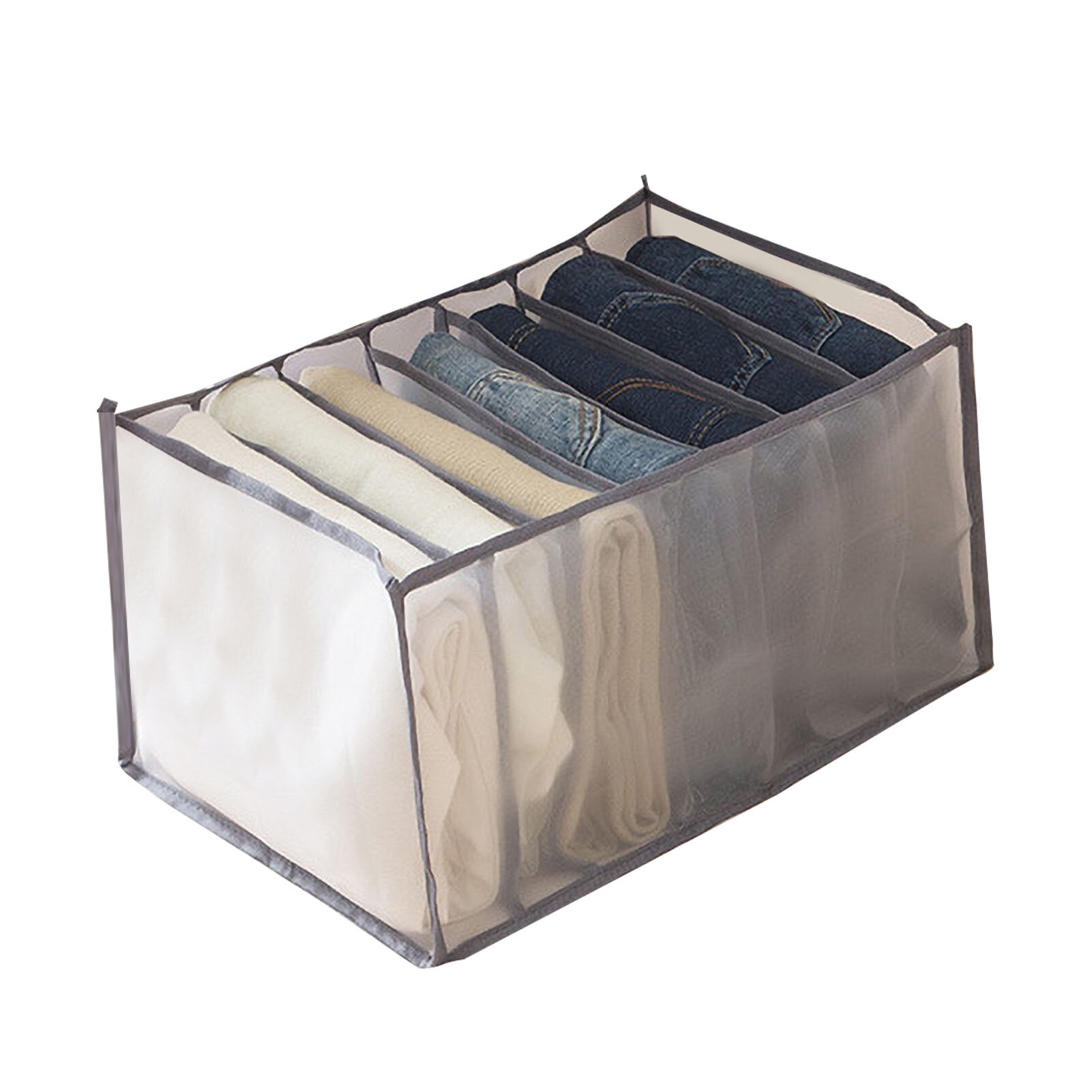 Компмент для хранения одежды для хранения шкафа шкаф складной одежды с сетчатой сетью 7 сетка для брюк