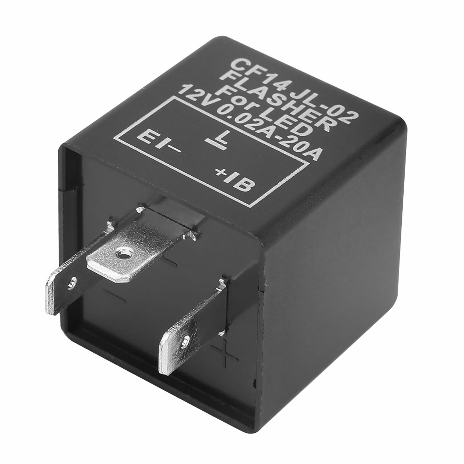Реле свечения LED CF14 JL-02 на 3 контакта для сигнальных ламп поворота, защита от перегорания, водонепроницаемое, простая установка, 12В, 0.1-150Вт