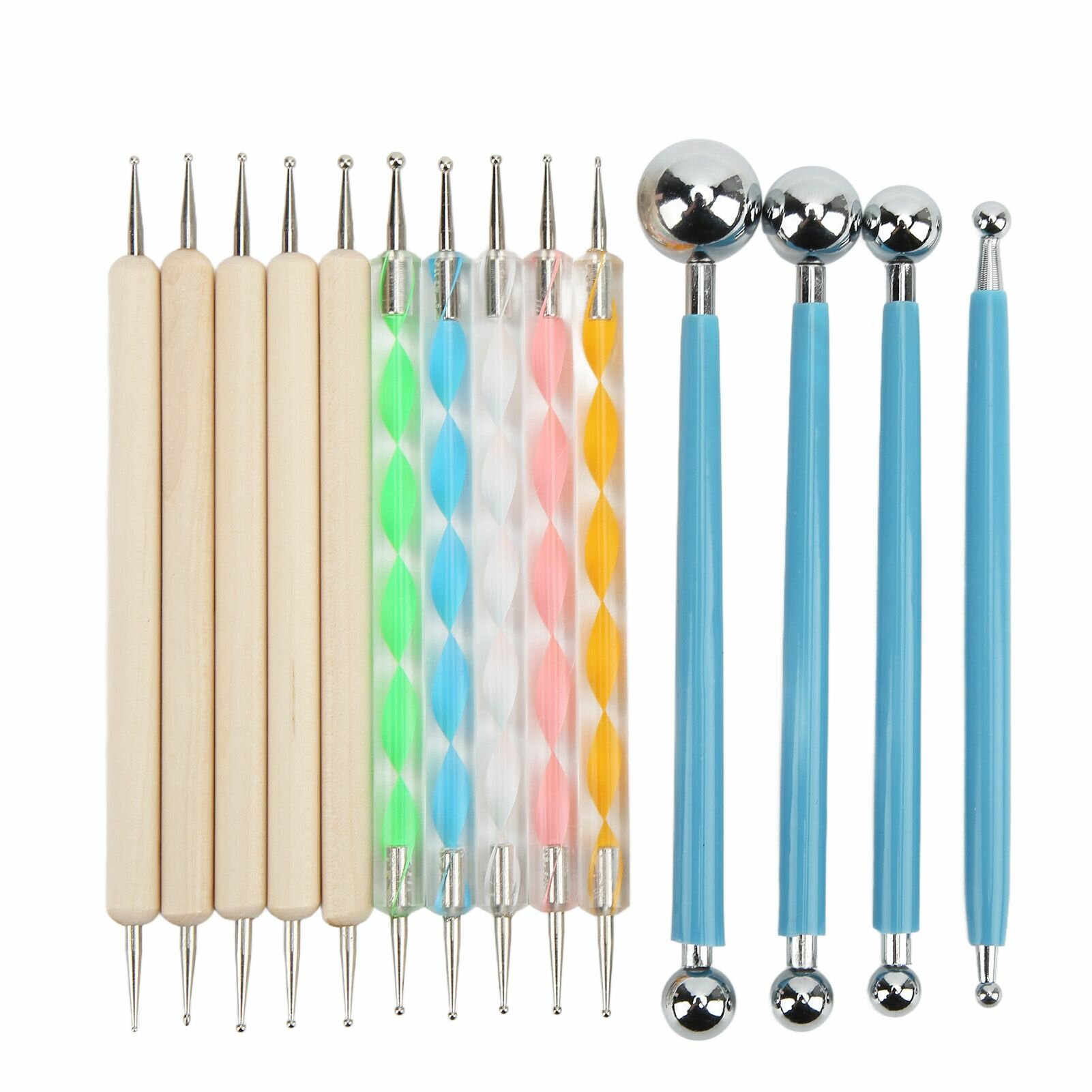 Набор инструментов для гончарного дела из 14 предметов, глиняная скульптура, рельефная палочка для выдавливания таблеток