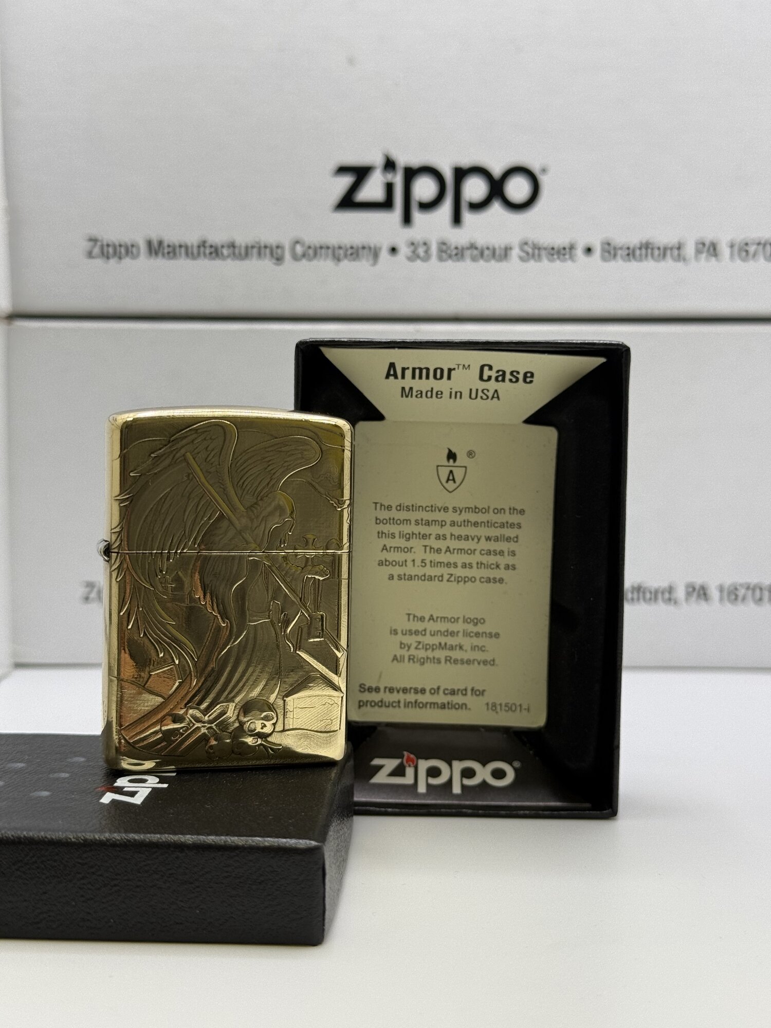 Zippo Golden Death Armor