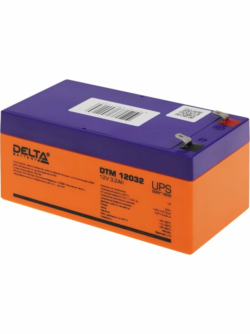 Батарея для ИБП Delta DTM 12032, 12В, 3.2Ач