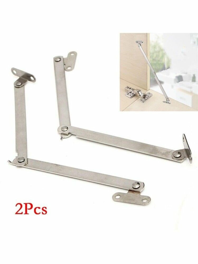 Ограничитель двери, выдвижной фиксатор из нержавеющей стали для левой и правой установки, комплект 2 шт, безопасная фиксация для двери, шкафа и поддержки татами