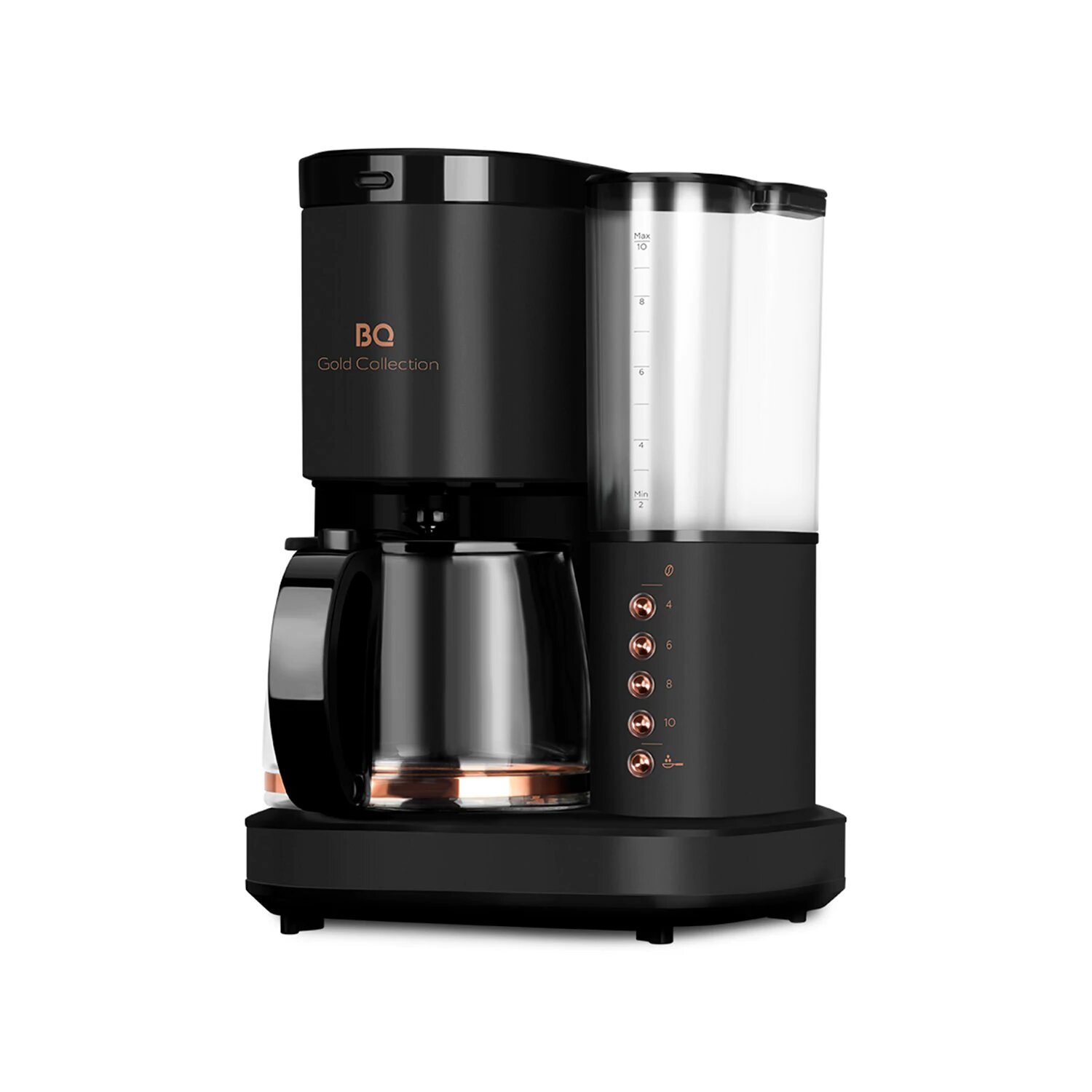 Кофеварка капельная с кофемолкой BQ (БИ-КЬЮ) CM7002, 800 Вт, объем 1,25 л, поддержание температуры