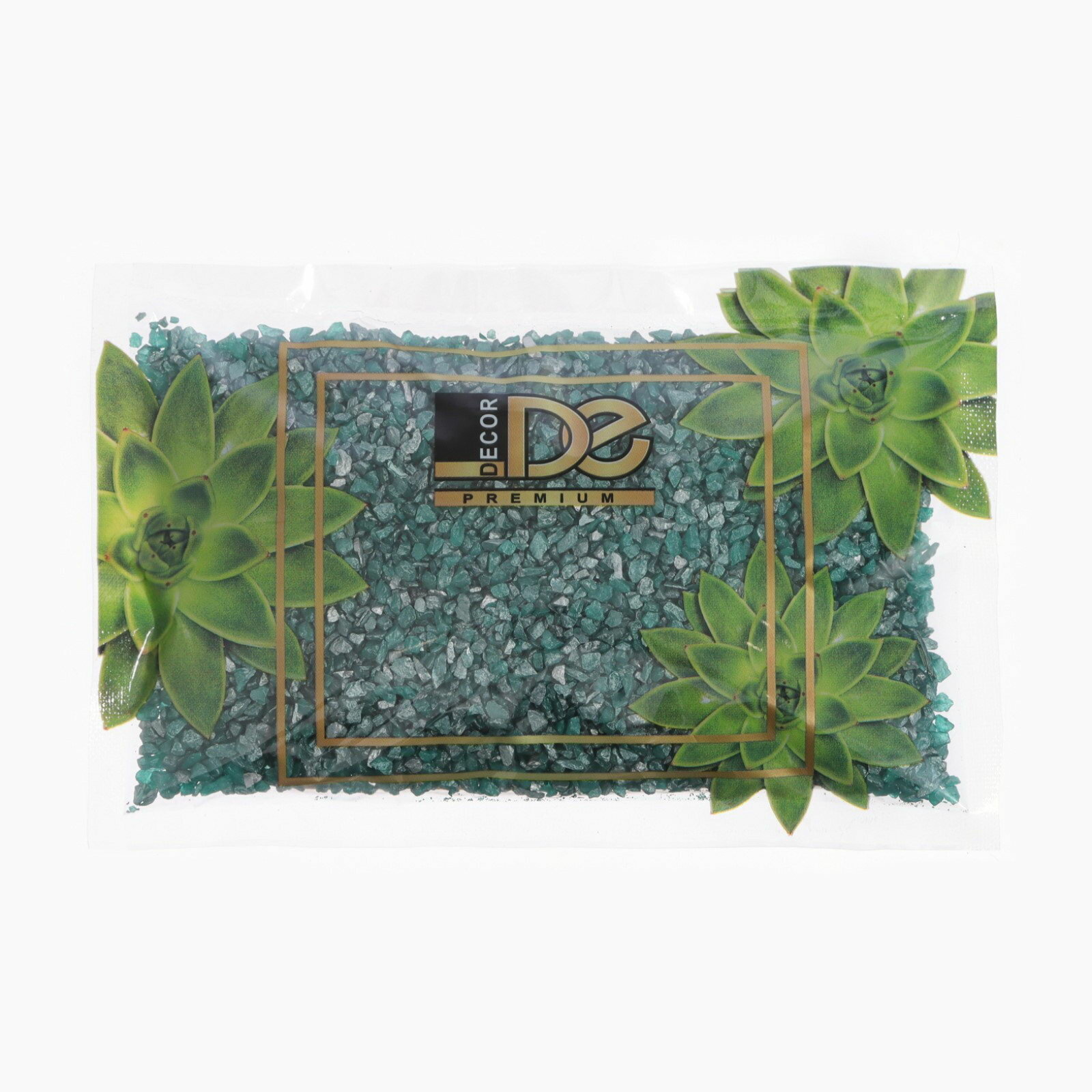 Грунт "Изумрудный металлик" декоративный песок кварцевый, 250 г, фр.1-3 мм