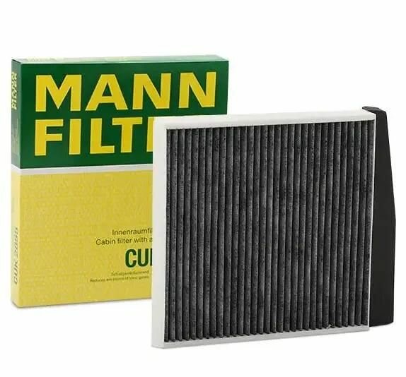 Фильтр салонный угольный MANN FILTER VOLVO S60, C70, V70, S70, S80, XC70, XC90 2.0-4.4, 2.4D, 2.5TDI 1997-н. в. (CUK2855)