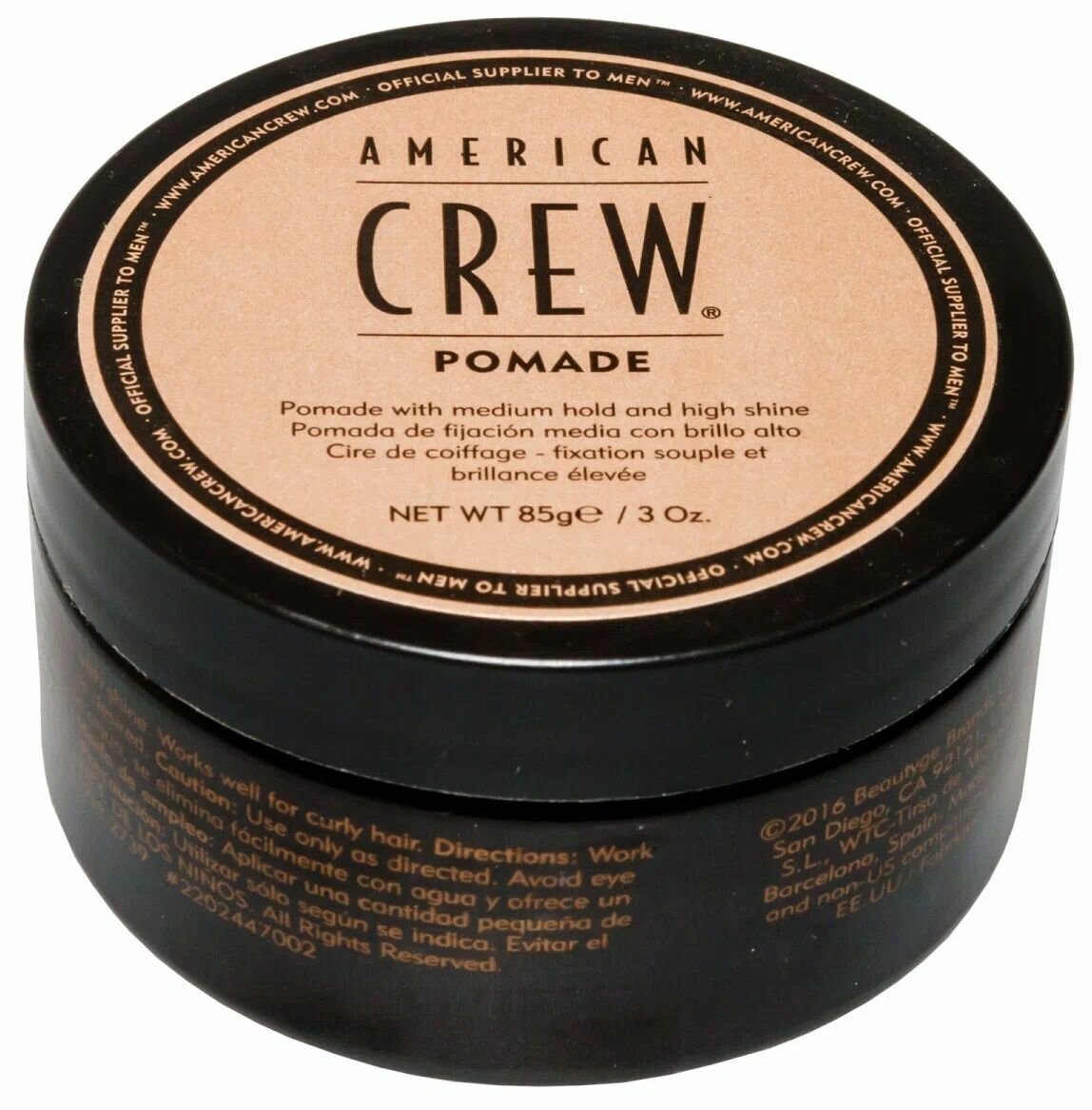 Американская помада для волос American Crew POMADE, мужской, профессиональное, 85 мл