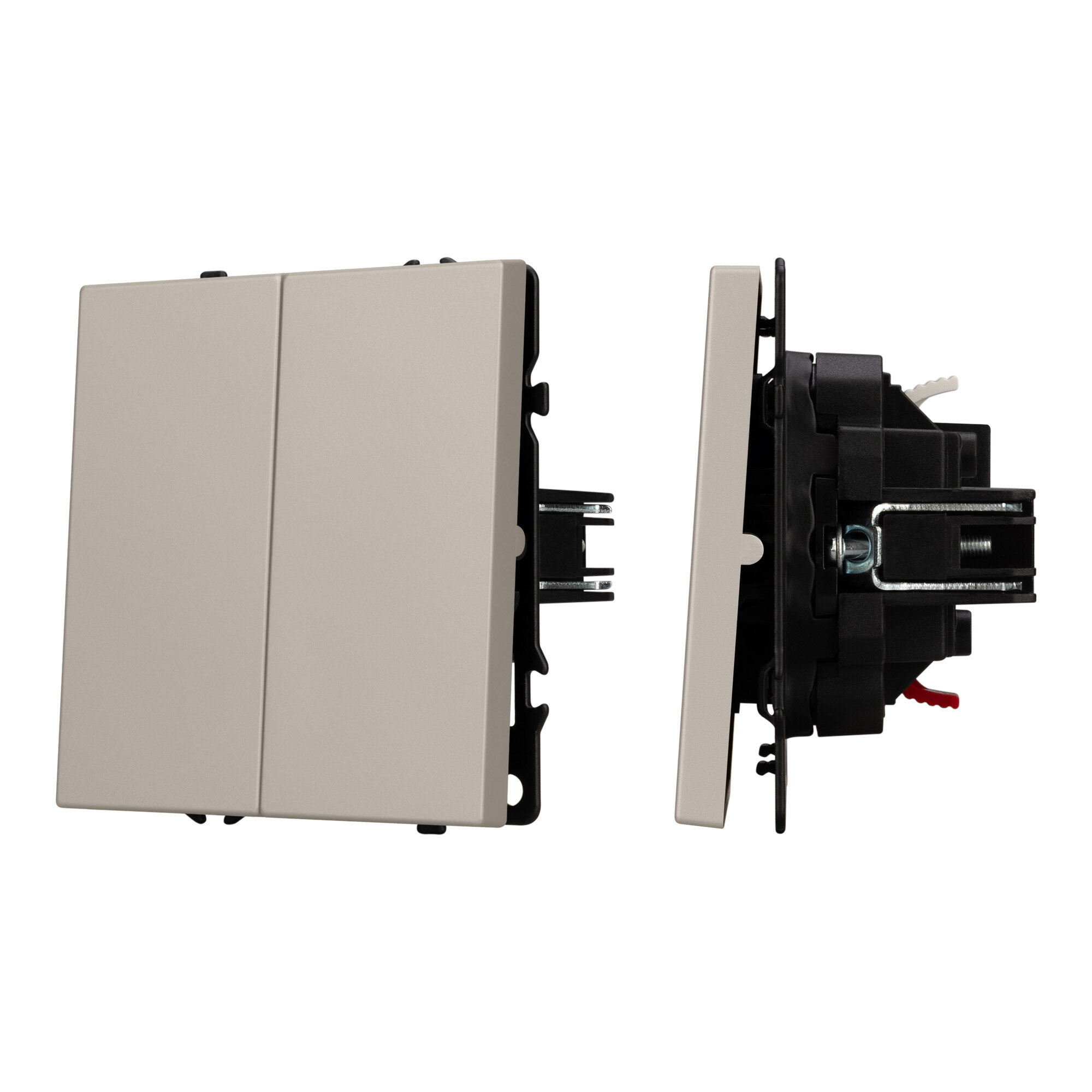 Выключатель Arlight ARL NOBE Выключатель 2 кл софт-тач кашемир SWT-MK02-SFPL-CA (250V, 10A) (Arlight, -)