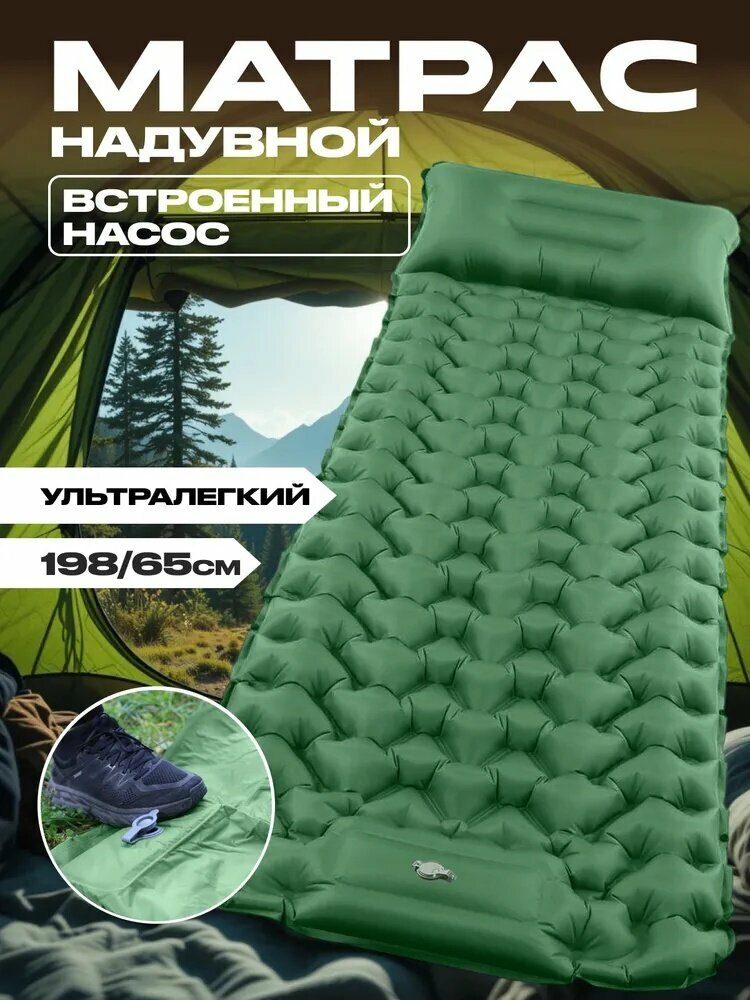 Mnnnnu Матрас надувнойх65 см