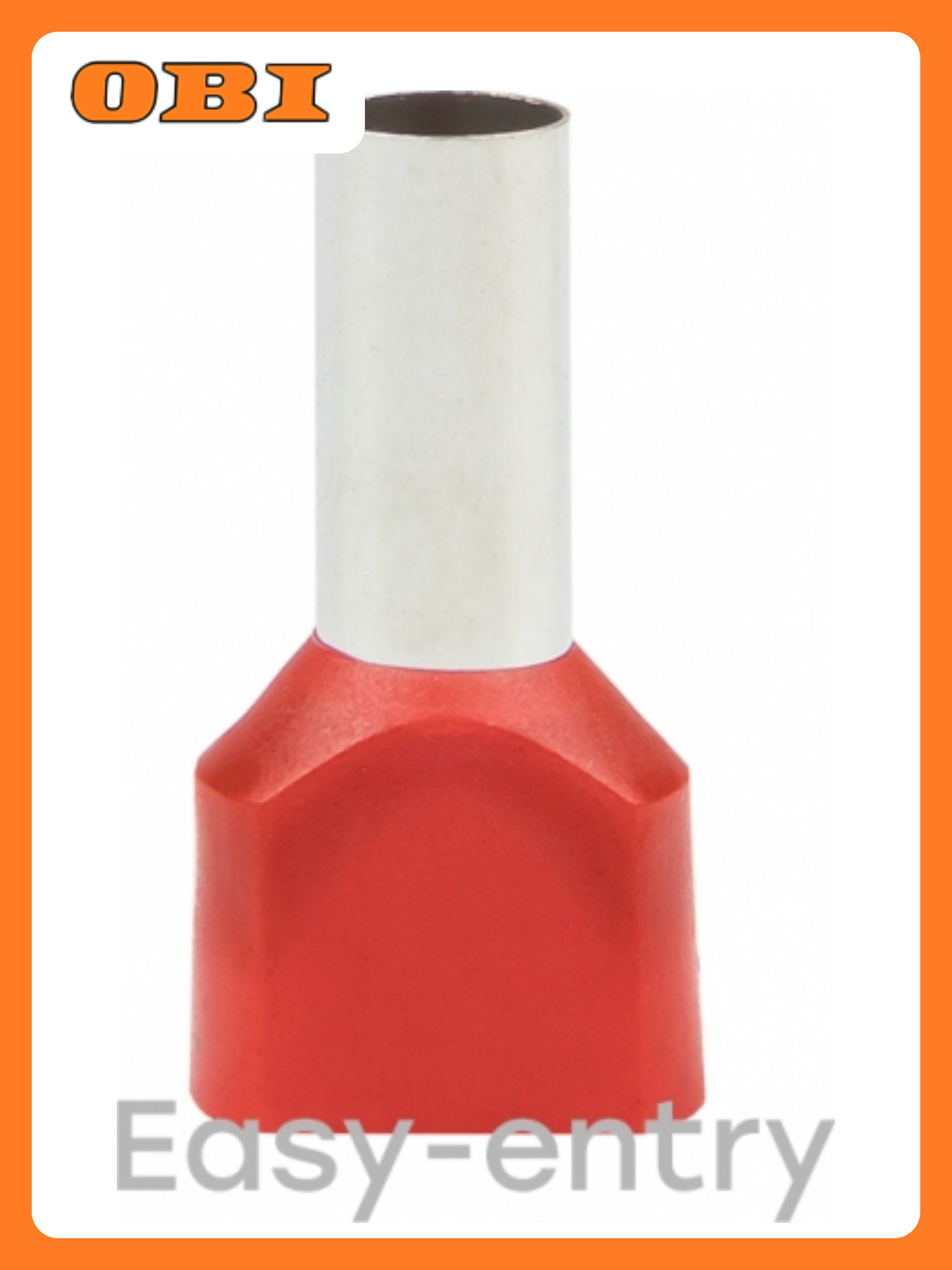 Наконечник штыревой втулочный изолированный НШвИ(2) 10,0-14 (50шт.) EKF PROxima