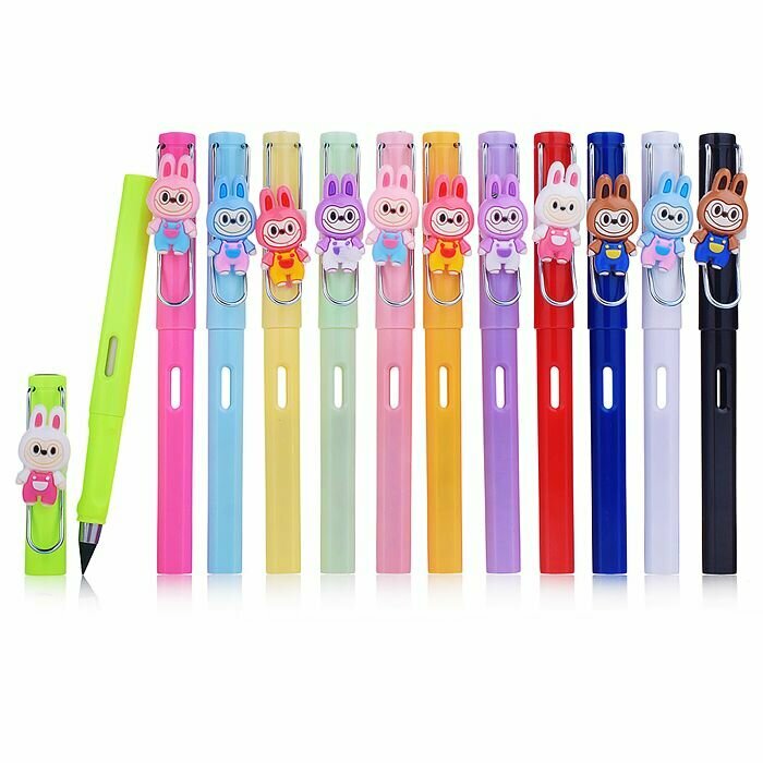 Цветные карандаши Mazari "Зубастик", вечные, 12 оттенков