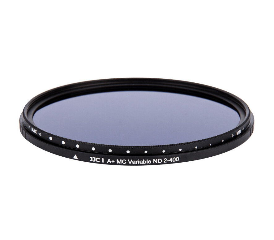 Светофильтр JJC Variable ND Filter 82mm, ND2 - ND400, нейтрально-серый, водотталкивающий — фото 1