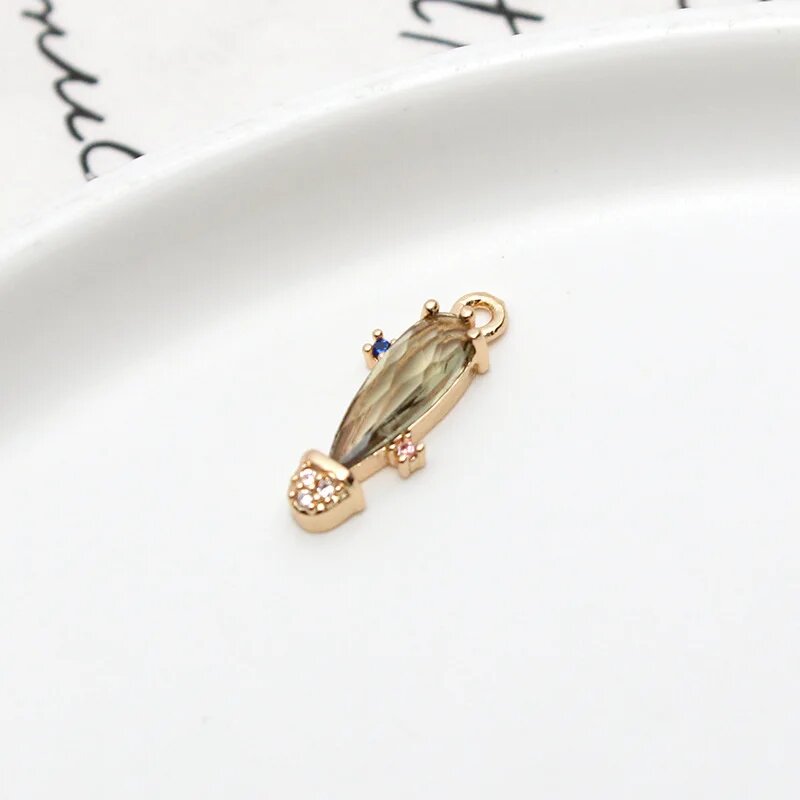 Комплект для изготовления сережек с цирконом