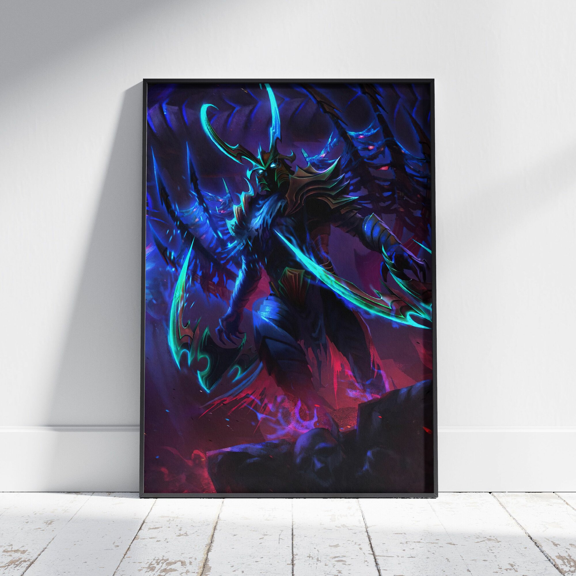 Плакат на стену для интерьера Dota 2 (Terrorblade 4) - Постер по игре формата A3 (30х42 см)